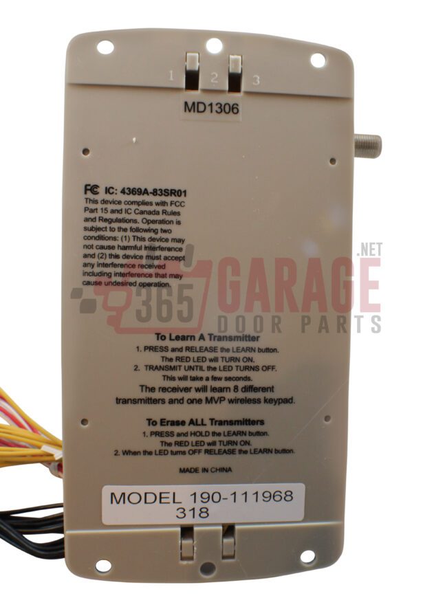 Allstar Receivers - 365 Garage Door Parts Professional