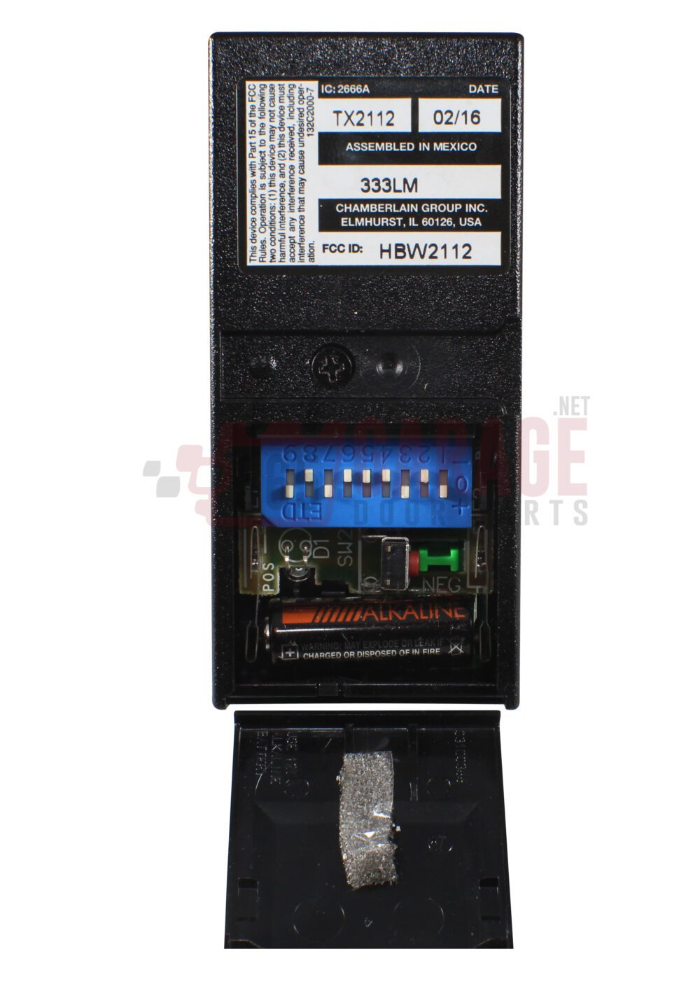 Liftmaster Garage Door opener 333LM 3-Button Open/Close/Stop Remote ...