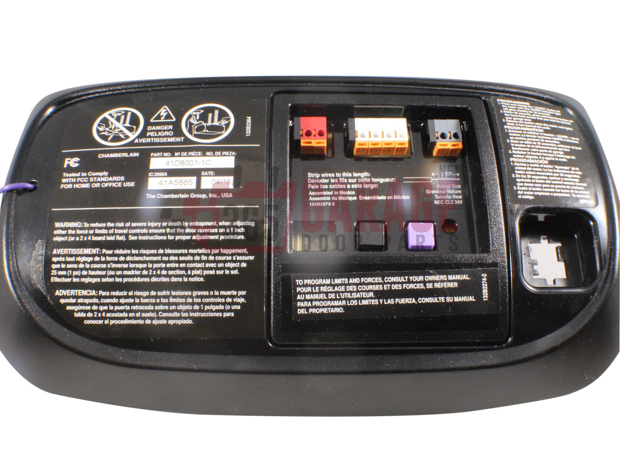 LiftMaster Chamberlain 41DB001-1C Garage Door Opener Circuit Board ...