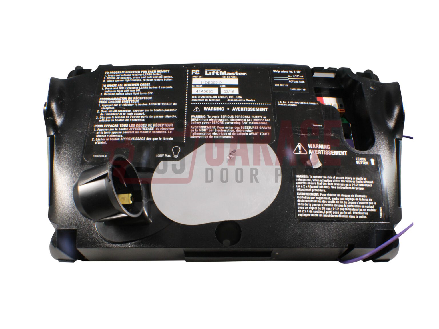 LiftMaster Chamberlain 41DB002-2 Garage Door Opener Circuit Board - 365 ...