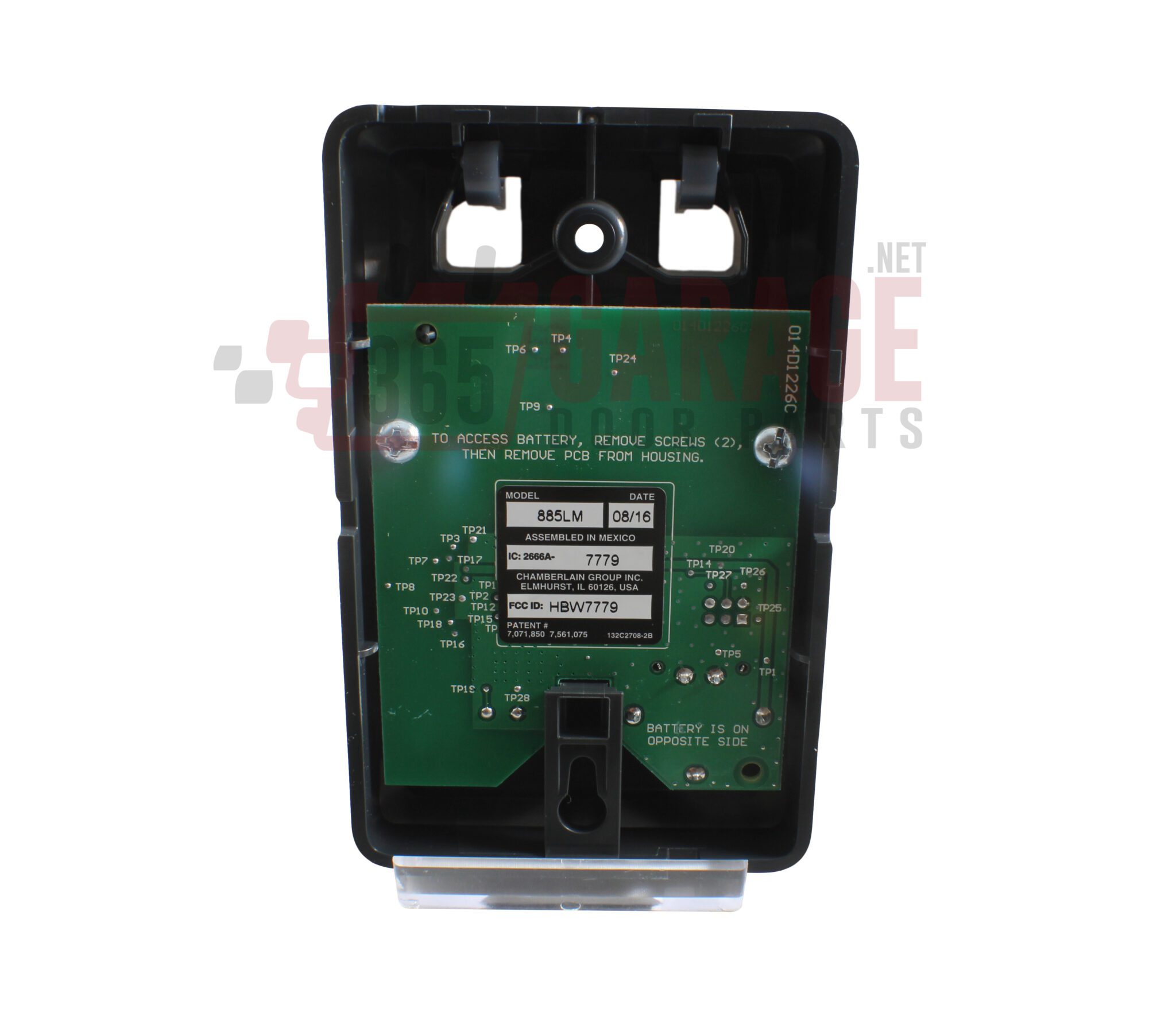 Chamberlain Liftmaster 398LM 315Mhz Smart Control Panel - 365 Garage ...