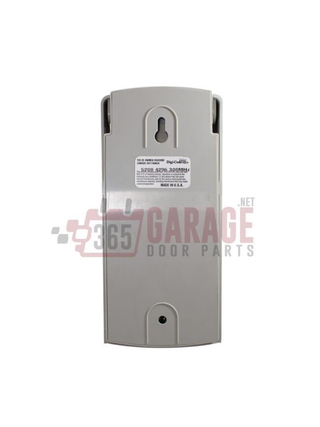 Digi-code Wireless Garage Door Opener Keypad Model DC5200 - 365 Garage ...