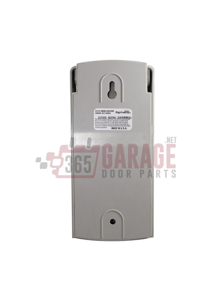 Digi-code Wireless Garage Door Opener Keypad Model DC5200 - 365 Garage ...