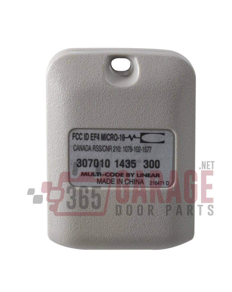 Linear Multi-code 300MHz 1-Channel Key Ring Transmitter - 365 Garage ...