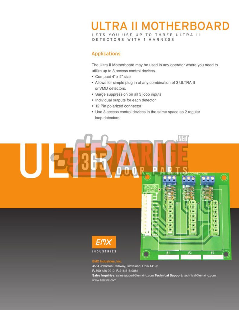 New EMX ULTRA II Motherboard for Plug In Style Vehicle Loop Adaptors ...